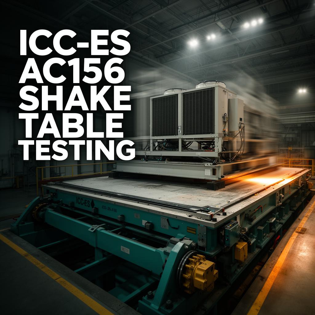 ICC-ES AC156 Shake Table Testing: A Manufacturer's Guide to Special ...